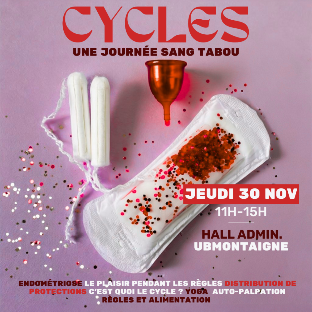 Cycle menstruel : une journée sang tabou | Espace Santé Étudiants